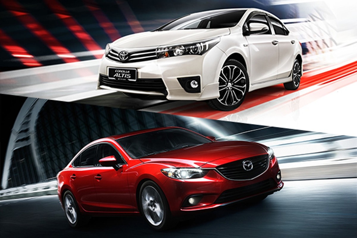 So sánh Toyota Altis 2014 và Mazda6 với tài chính khoảng 1 tỉ