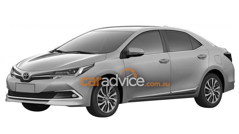 Toyota Collora 2017 sẽ có nhiều thay đổi về ngoại thất